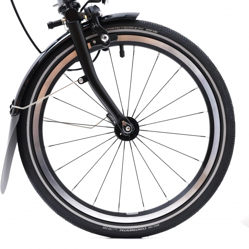 Brompton P Line Low - Ti - Lunar White