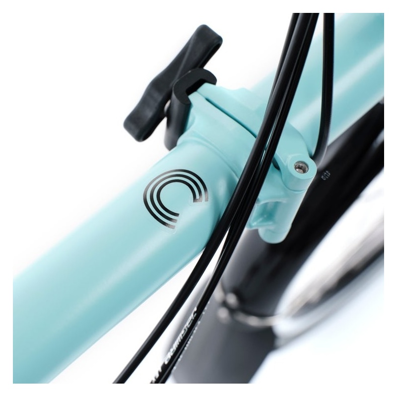Brompton C Line 12-speed folding bike - low bars Turkish Green